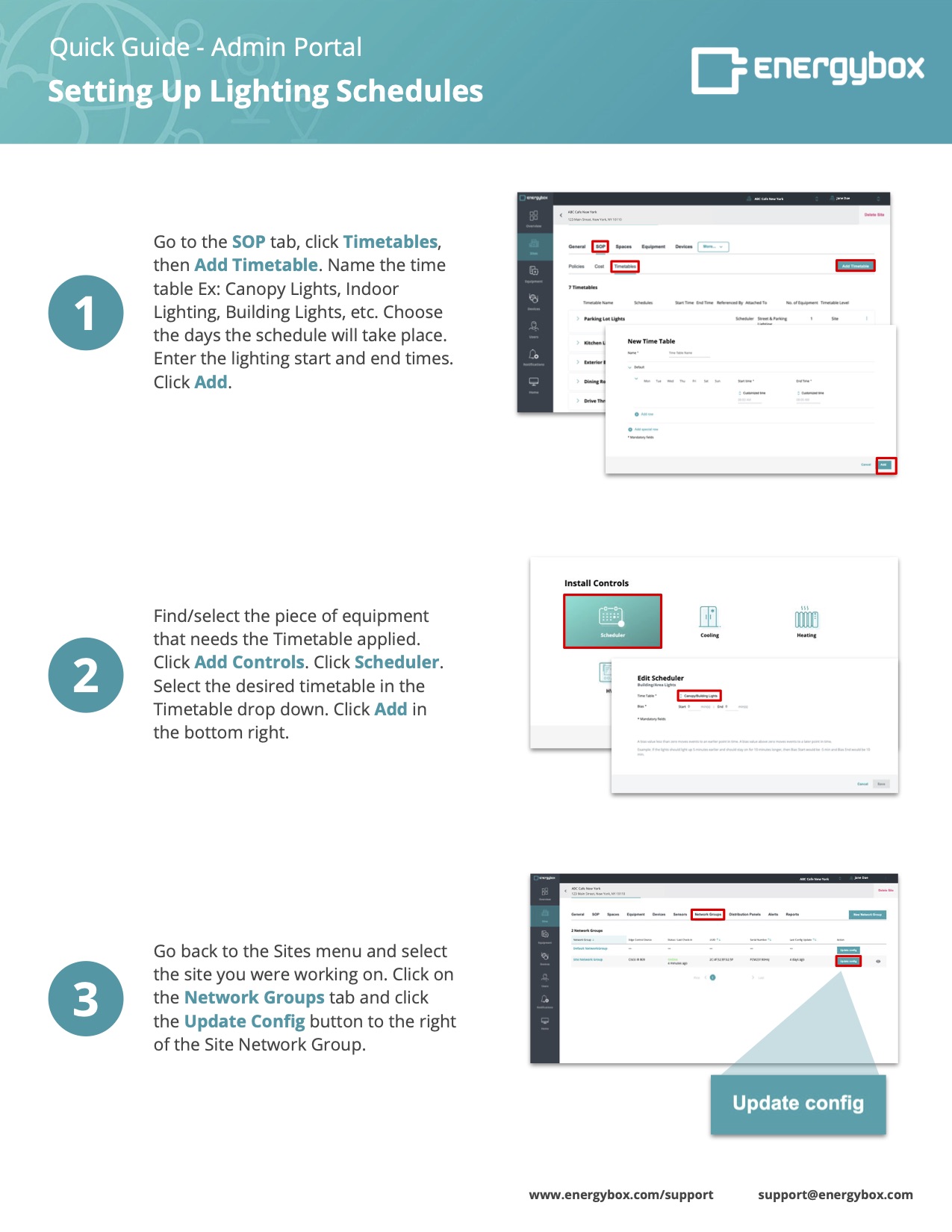 Quick Guides - Energybox