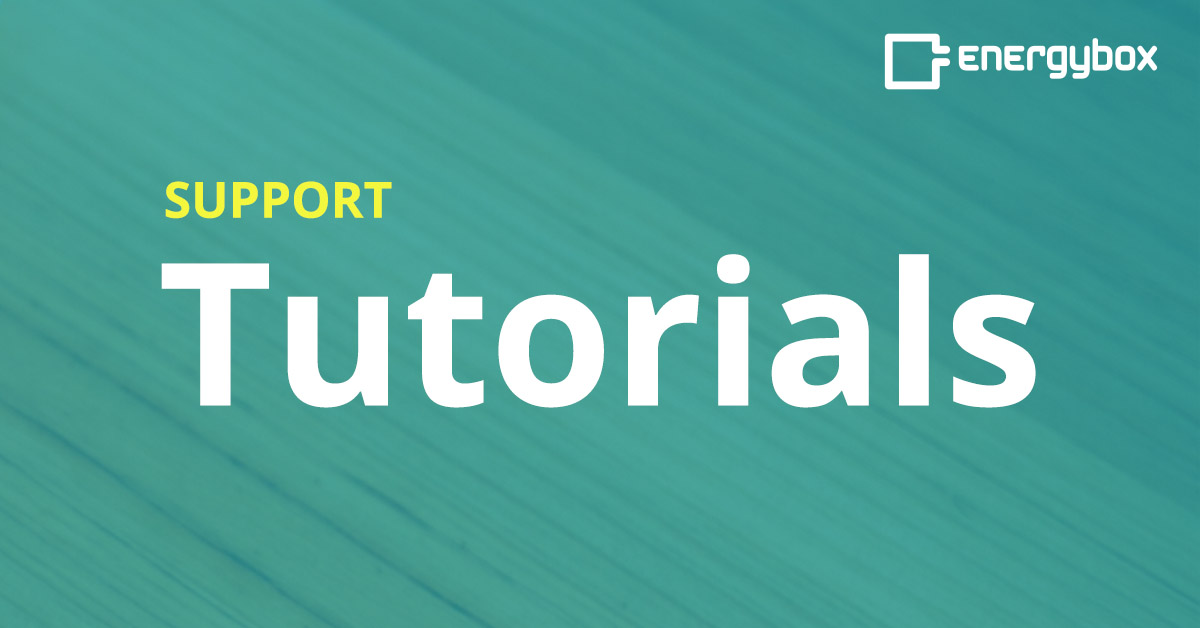 Tutorials - Energybox